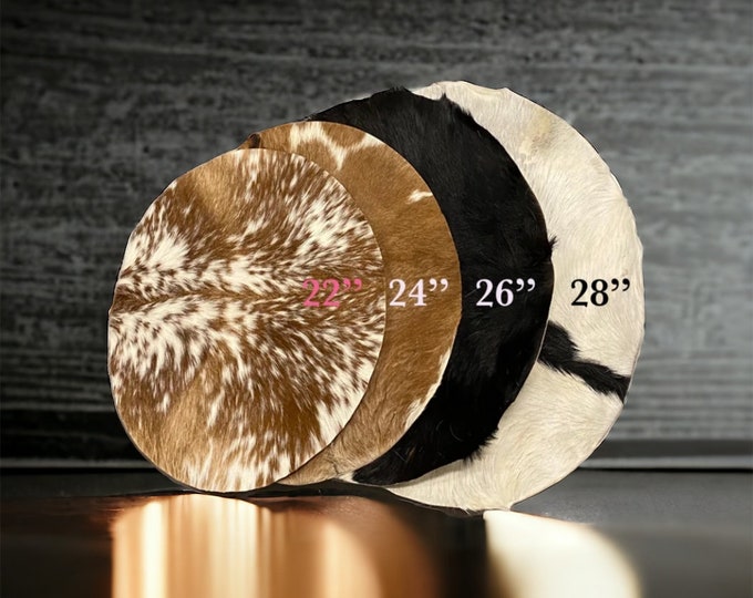 Goat Skin Rawhide Natural Haired Pre-cut Round for Drums Djembes ...