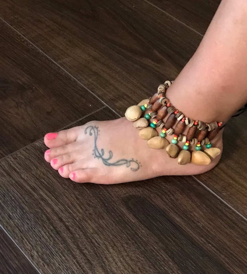 Handcrafted Sacred Cacho Seed Anklet/bracelet Rattle - Etsy