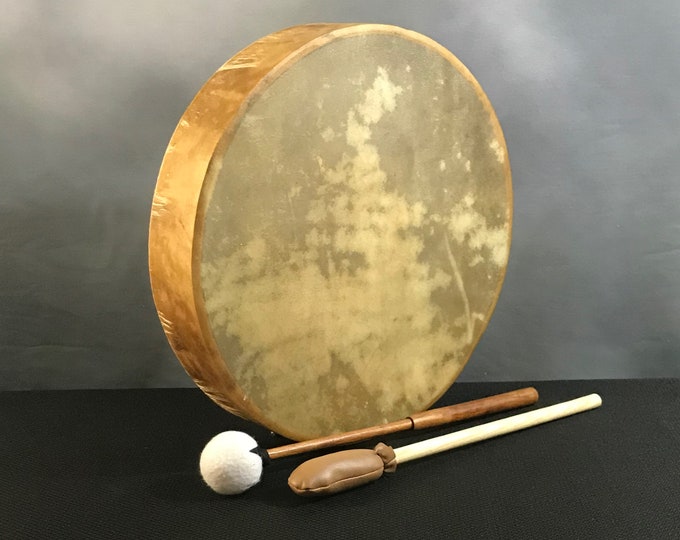 14 Inch Shamanic Frame Drum Journey Healing Ritual Drum Premium Quality ...