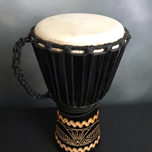 Handcrafted 16" Tall Djembe Drum... Travel Size for All Ages - Etsy