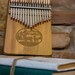 17 Key Kalimba Thumb Piano Deer Scene, Finger Hand Piano Bamboo ...