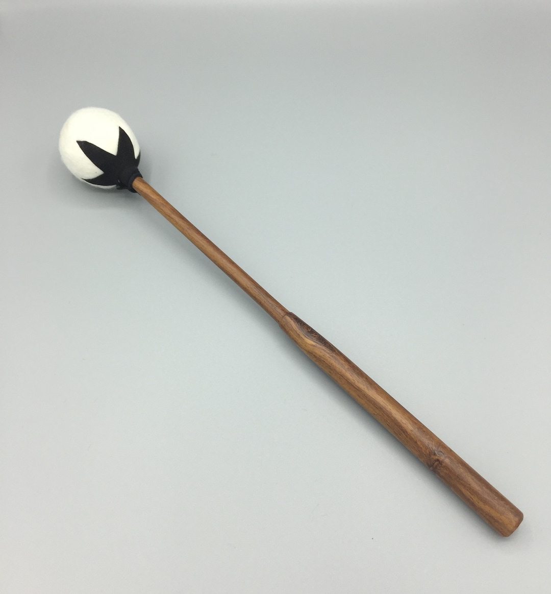 Handcrafted Rosewood Frame Drum Beater for Sound Healing and Shamanic ...