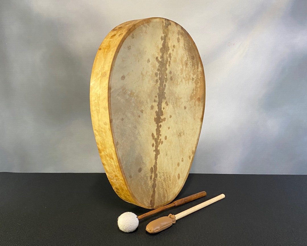20 Inch Oval Shaman Frame Drum - Journey Healing Ritual Drum - Premium ...