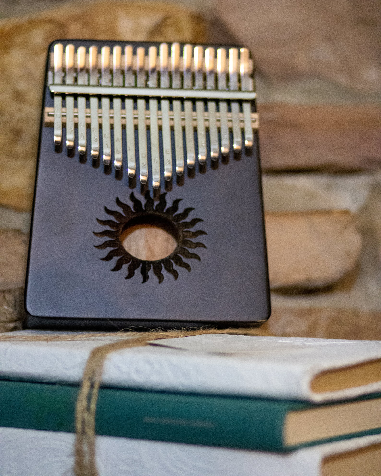 17 Key Kalimba Thumb Piano Sun Finger Hand Piano Mahogany - Etsy
