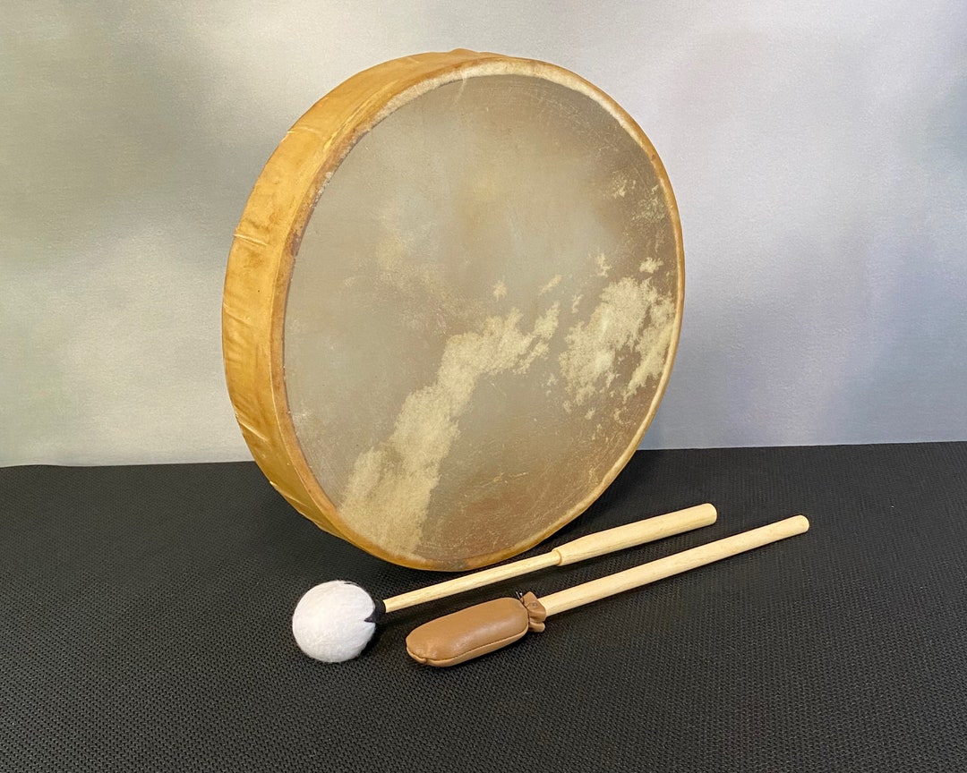 14 Inch Shaman Frame Drum - Journey Healing Ritual Drum - Premium ...