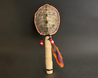 Authentic Shamanic Turtle Shell Rattle Handcrafted With Natural ...