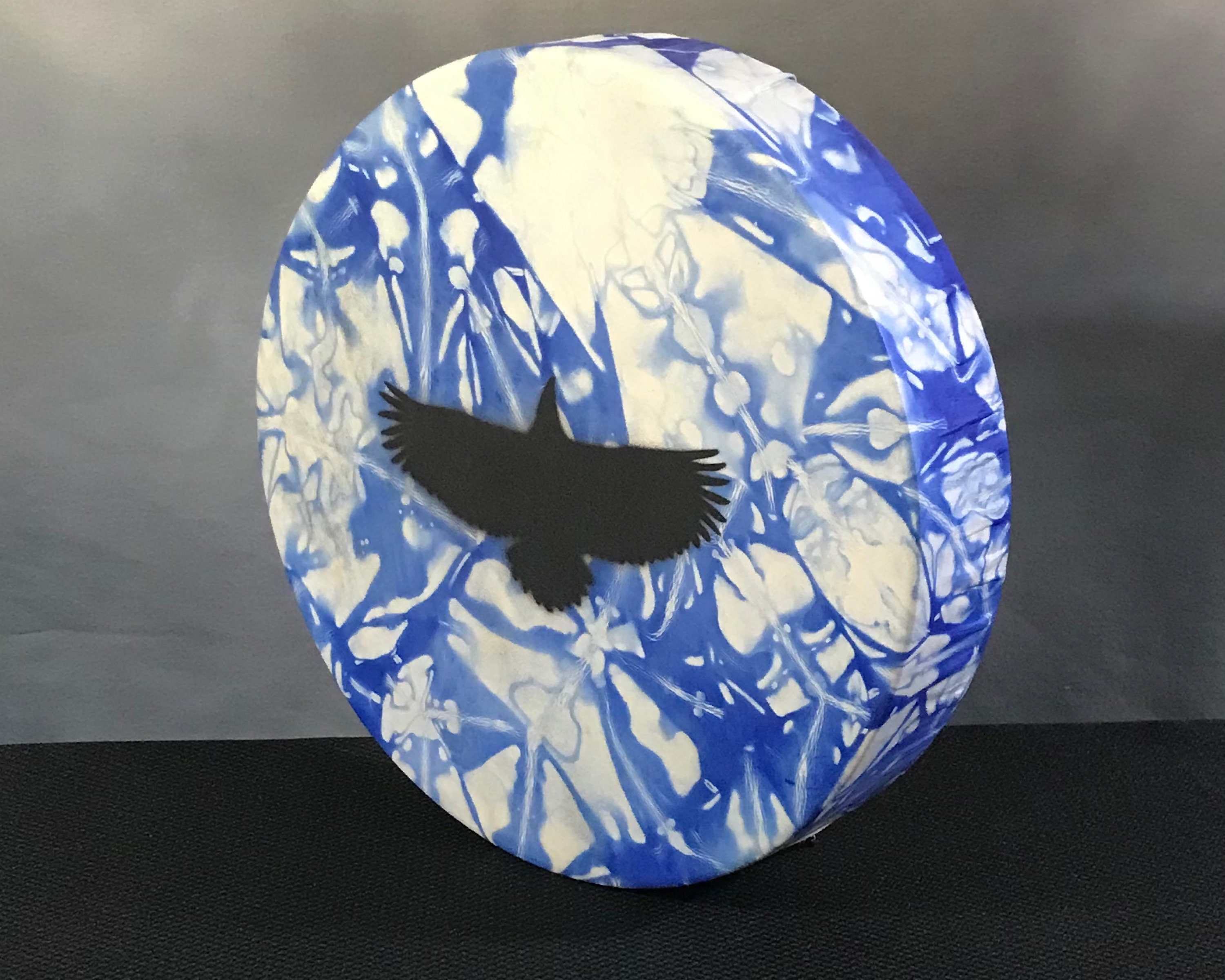 12 Shamanic Hawk Spirit Tie Dye Frame Drum Journey - Etsy