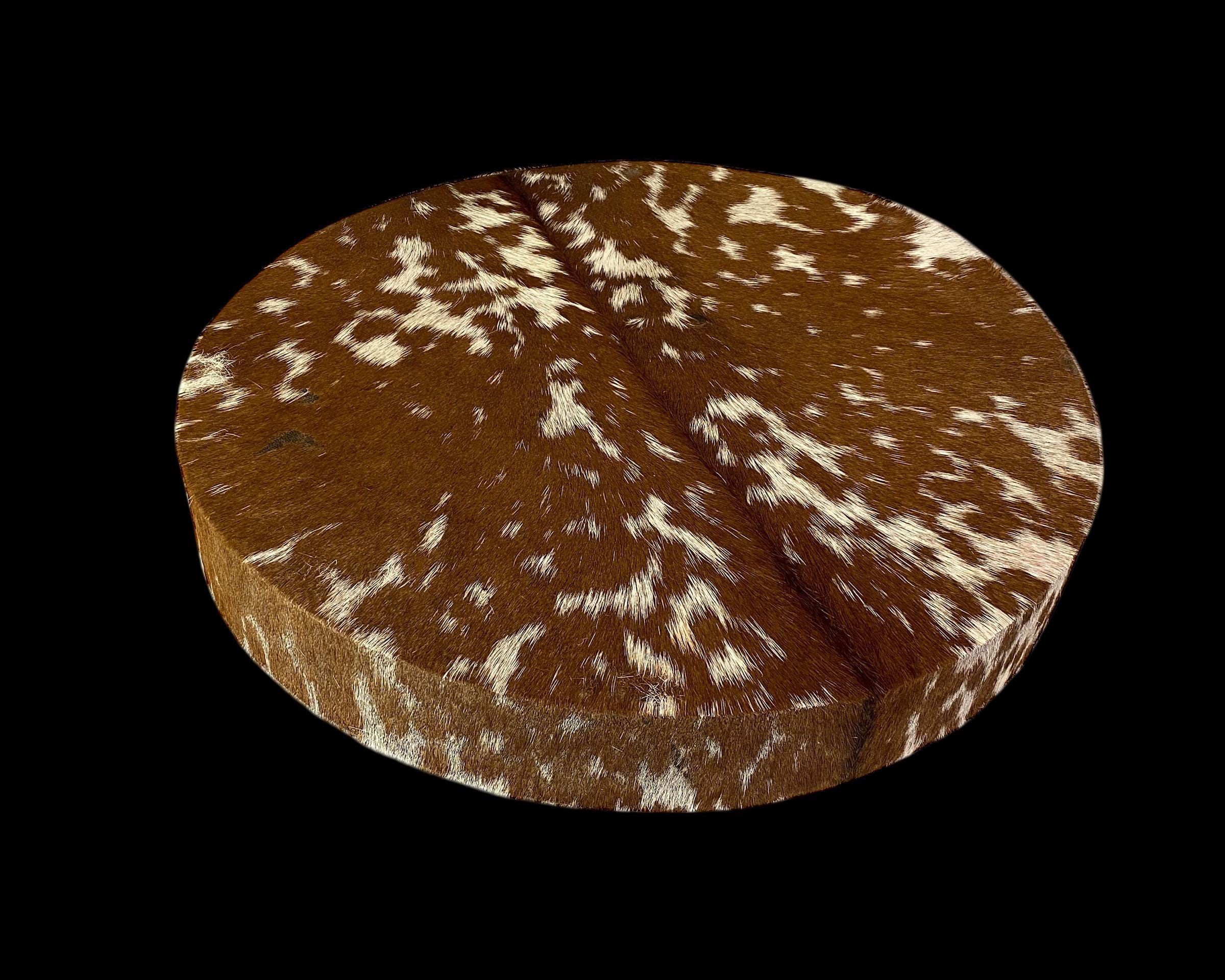 Handcrafted 18" Viking-style Goat Skin Drum | Traditional Haired Frame ...
