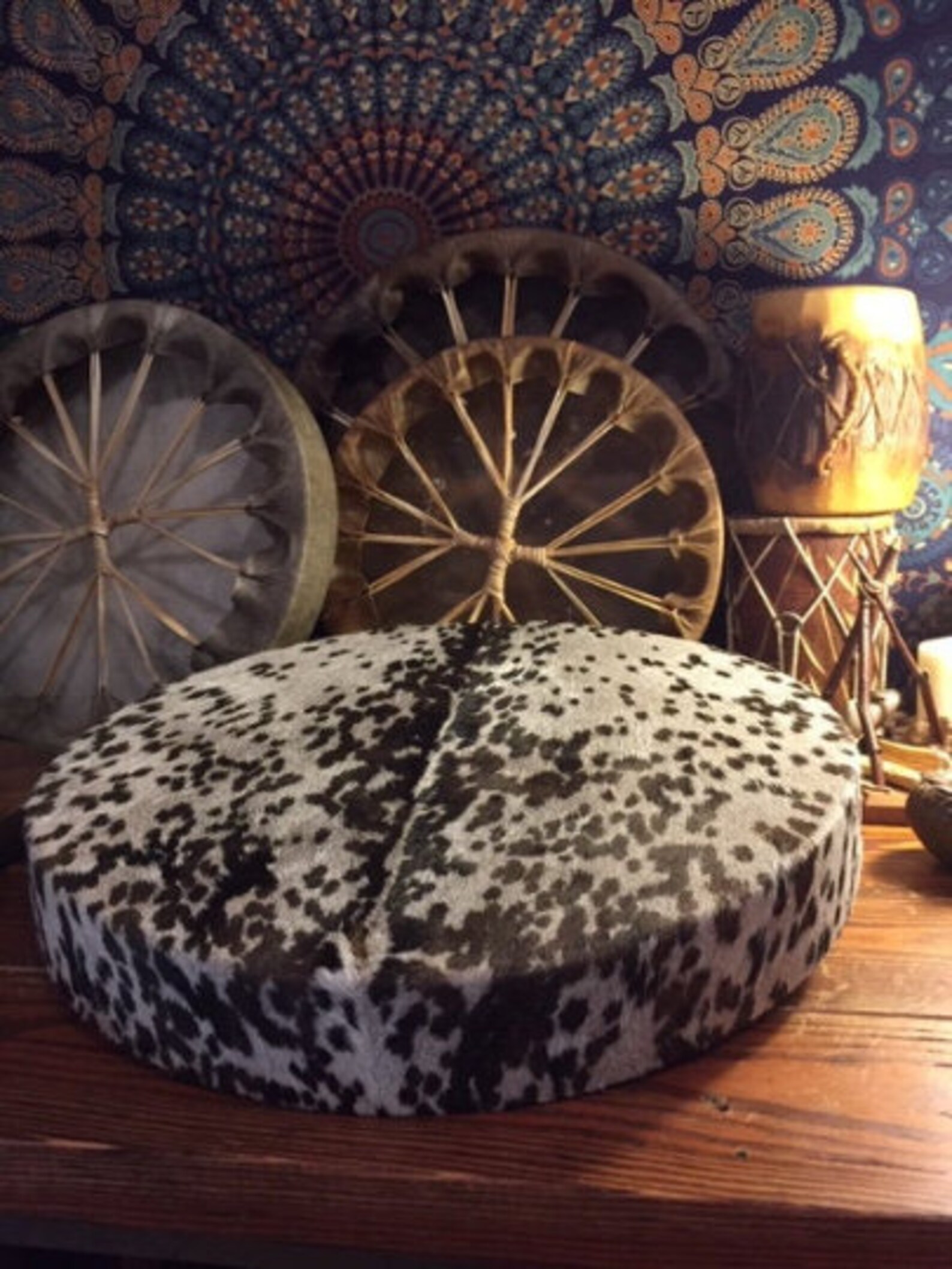 Goat Skin Rawhide Natural Haired Pre-cut Round for Drums - Etsy