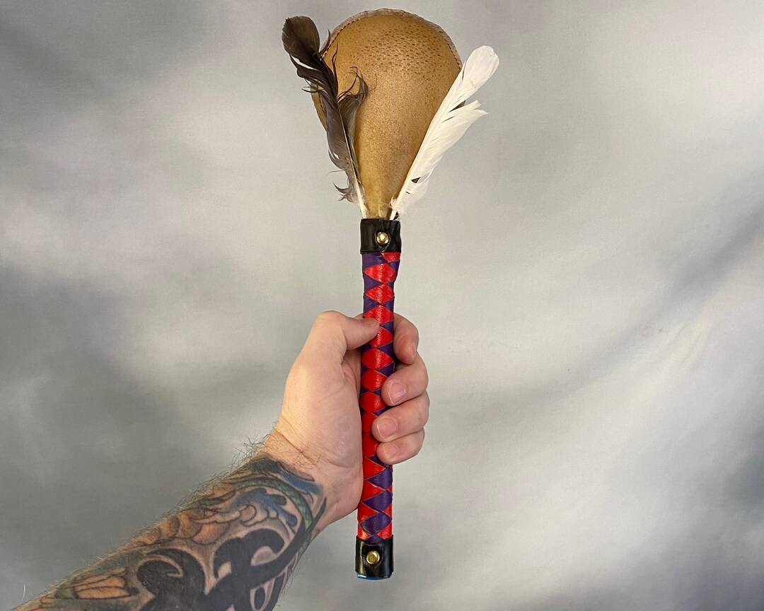 Buffalo Spirit Blessing Rattle, Three Spirit Rattle, Shamanic Rattle ...