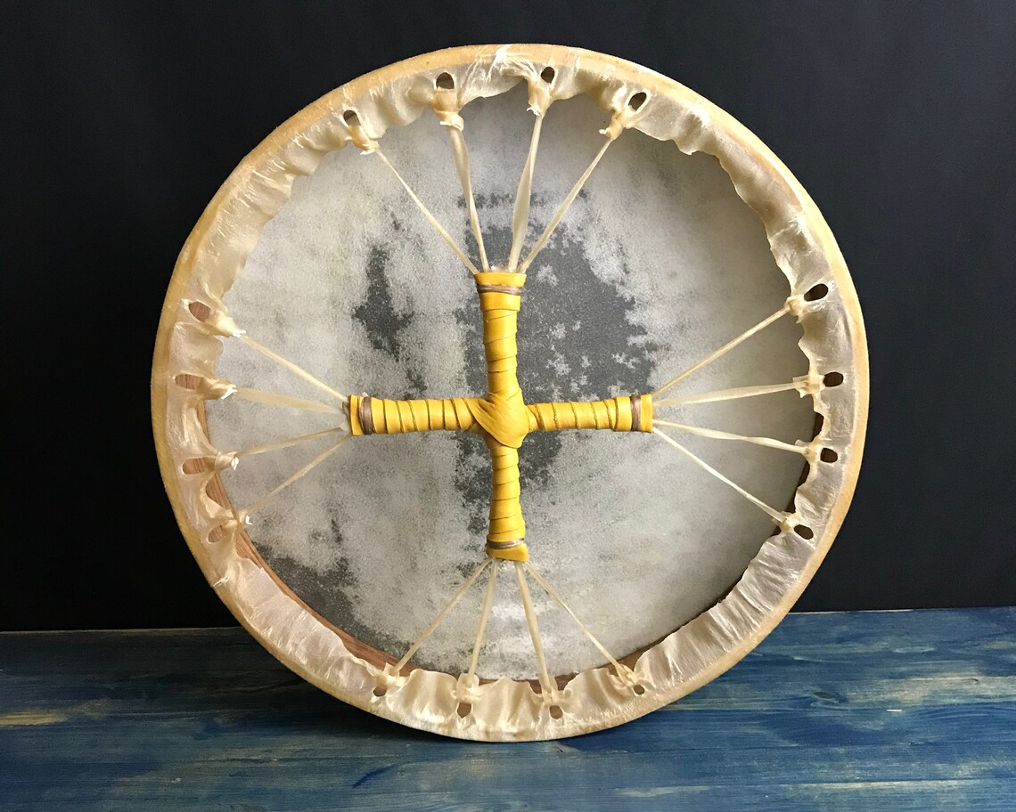 16 Inch Shaman Frame Drum Journey Healing Ritual Drum | Etsy