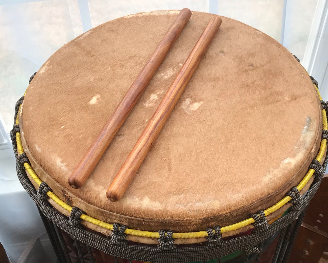 Rosewood Dundun Sticks, Strong Thick African Drum Sticks - Etsy