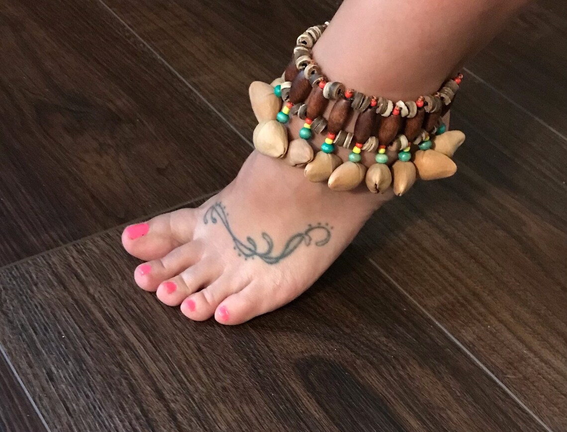 Handcrafted Sacred Cacho Seed Anklet/bracelet Rattle - Etsy