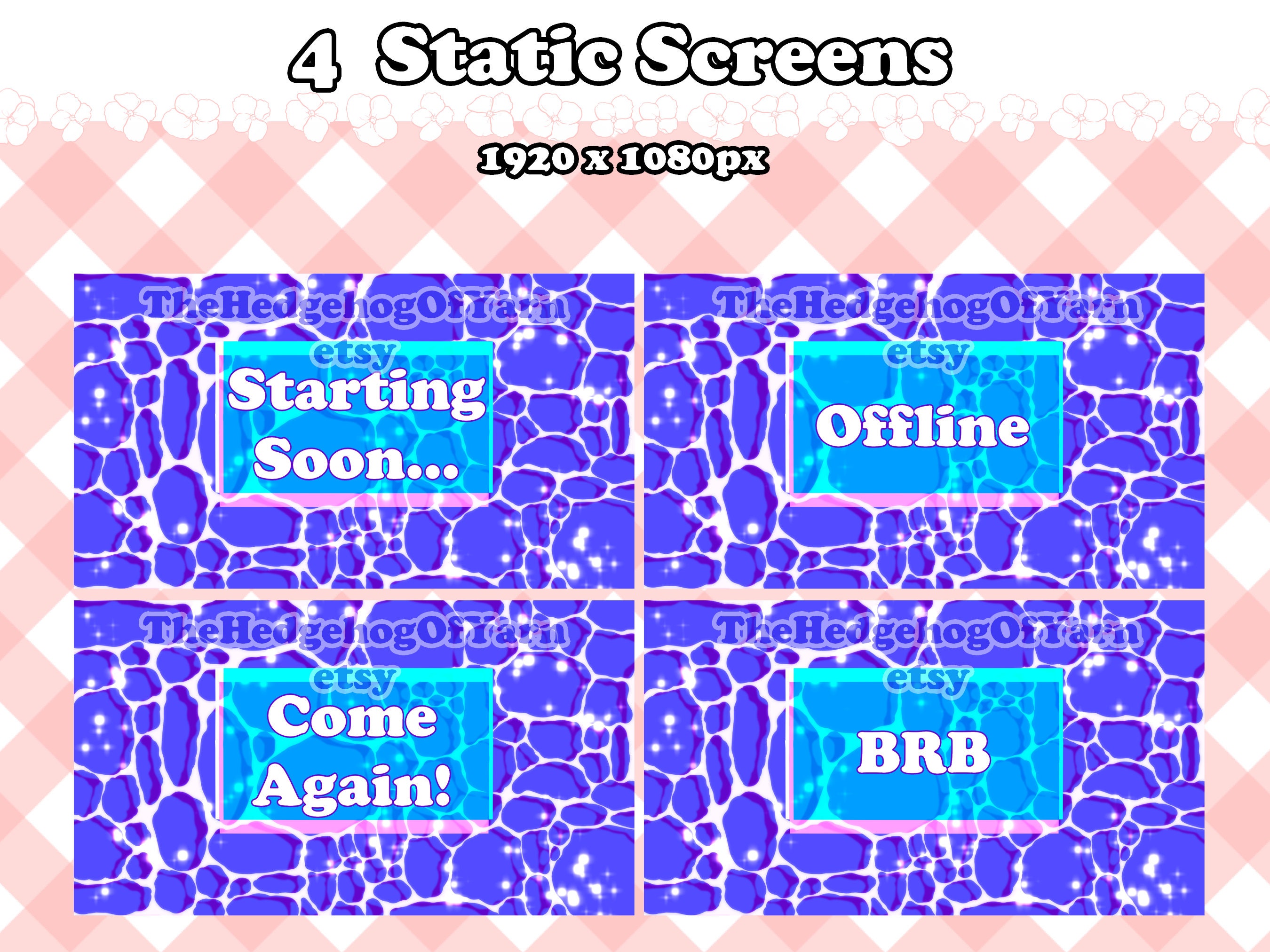 Stream Overlay Set | Pool Time | Ready-to-use Instant Download for ...
