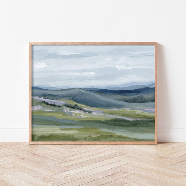 Blue Ridge Painting - Etsy