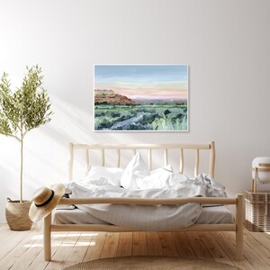 Utah Landscape Art Print Abstract Mountain Wall Art for Home Decor and ...