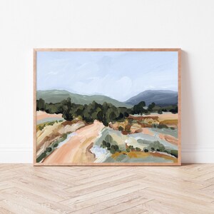 Colorado Mountain Art Print - Abstract Wall Art, Rocky Mountain ...