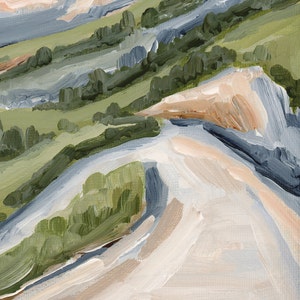 Canyon Ridge Trail Art Print Colorado Wall Art, Large Mountain Art ...