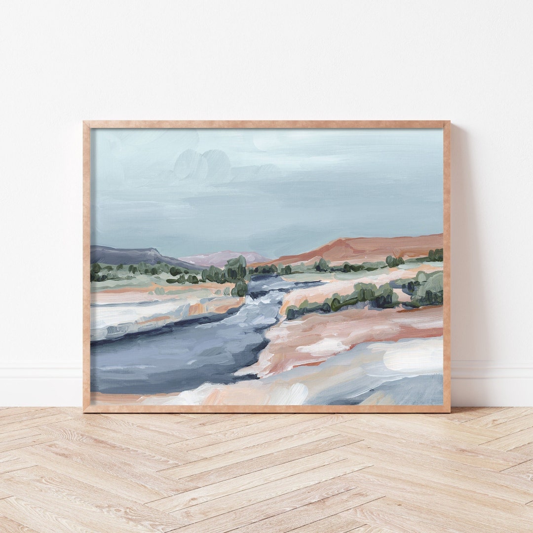 River Through Zion Art Print Zion National Park, Utah Wall Art ...