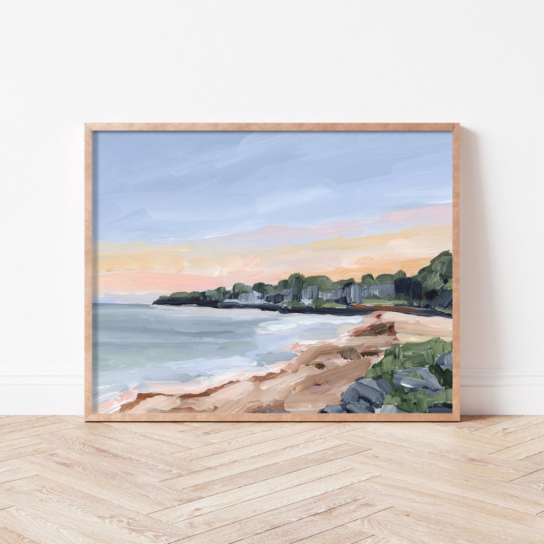 Pacific Cove Art Print California Wall Art, Beach Art Print, Pacific ...