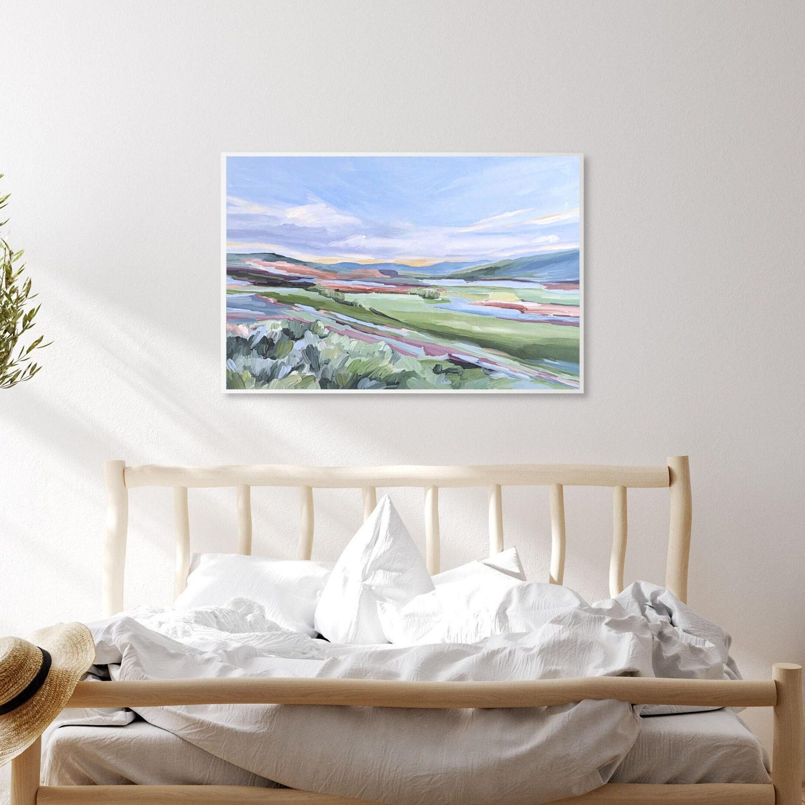 Vail Valley Landscape Art Print: Colorado Impressionist Painting - Etsy