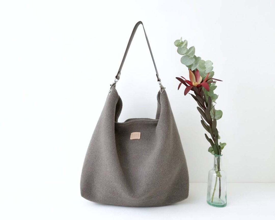 Brown Hobo Purse. Large and Comfy Hobo Handbag. Lightweight Handbag of ...