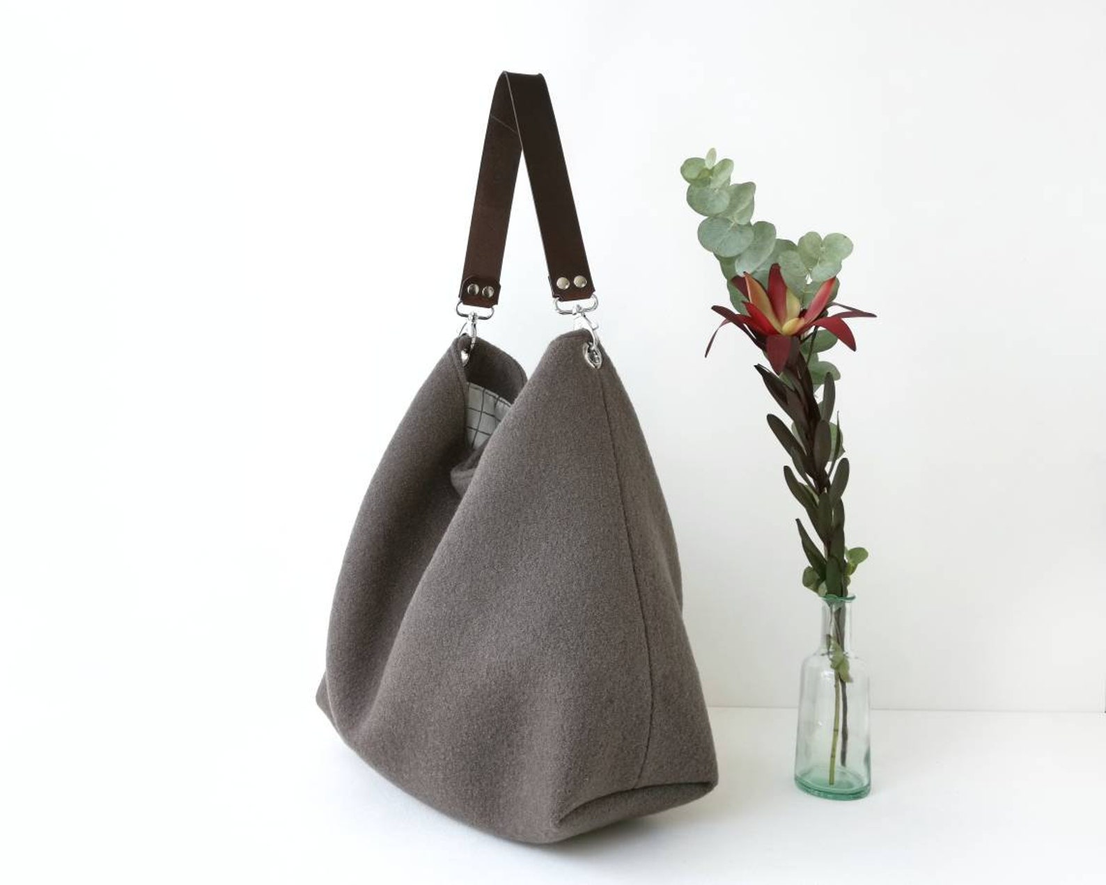 Brown Hobo Purse. Large and Comfy Hobo Handbag. Lightweight - Etsy