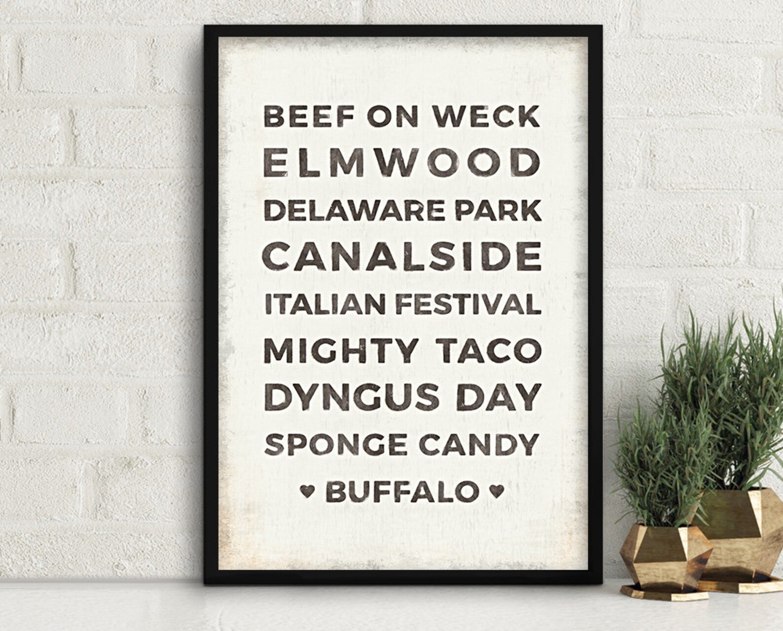 Buffalo NY Buffalo Art Buffalo Native Travel Poster | Etsy
