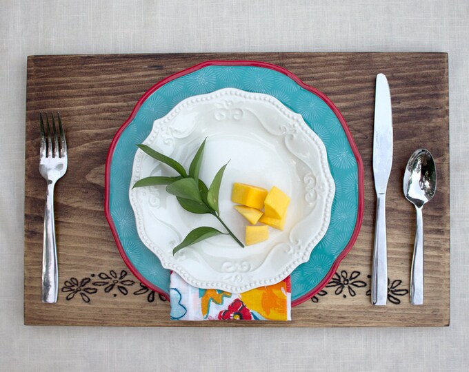 Wood Placemats | Wood Chargers | Entertaining | Tablescapes | Party ...