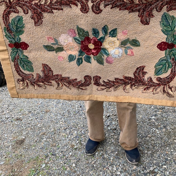 Antique Hooked Rugs - Etsy
