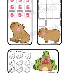 Capybara A6 Mini Cash Stuffing Savings Challenges Printable Download ...