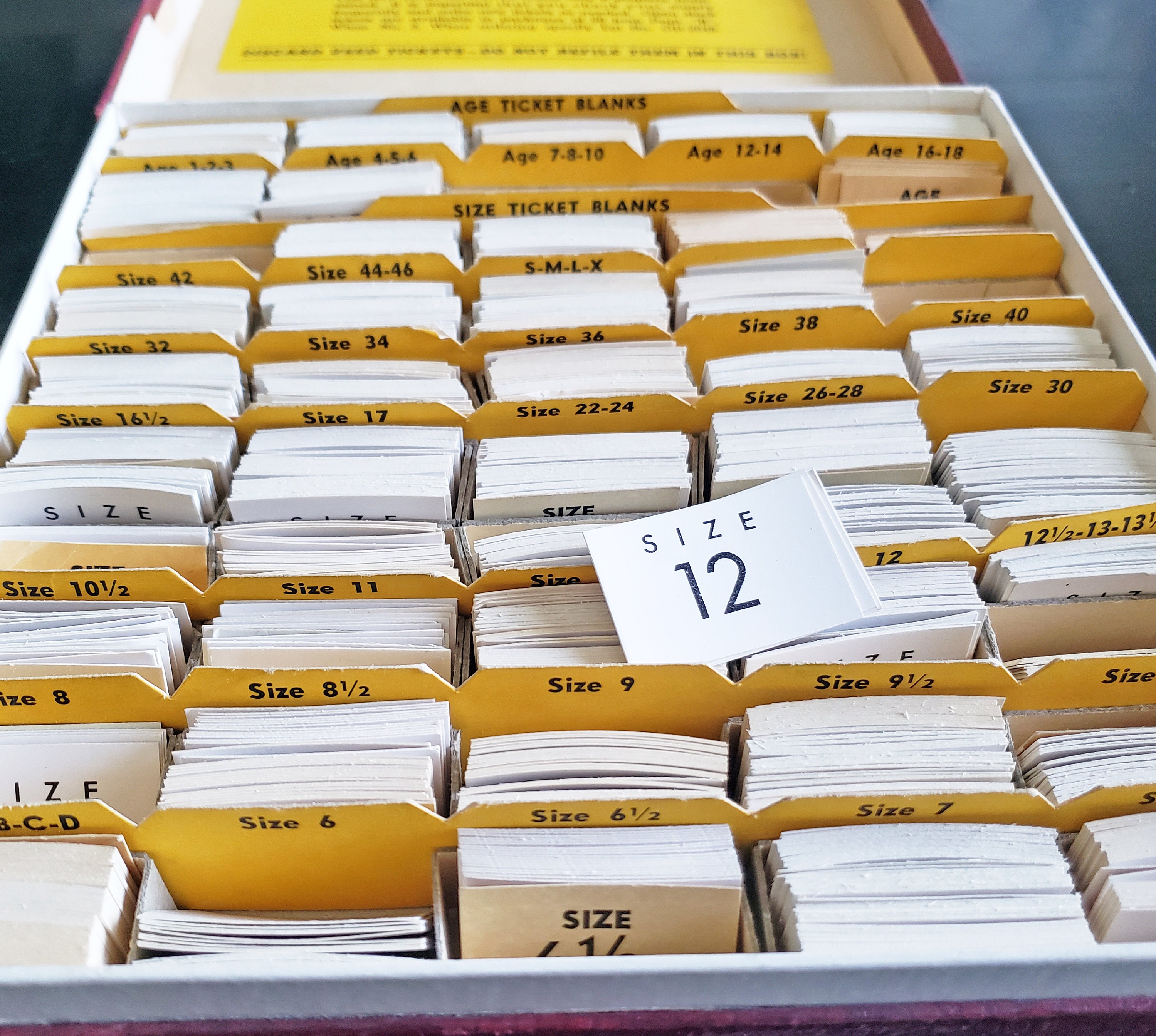 Vintage JCP Price and Size Ticket Lots - Etsy