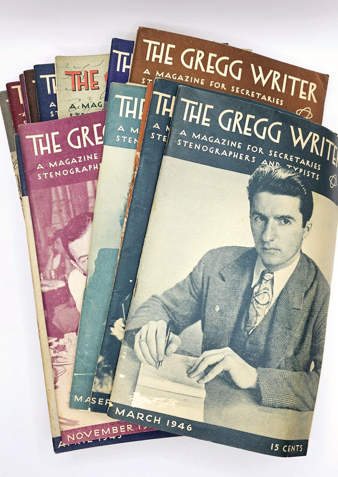 Vintage 1940s the Gregg Writer Magazines for Senographers and Typists ...