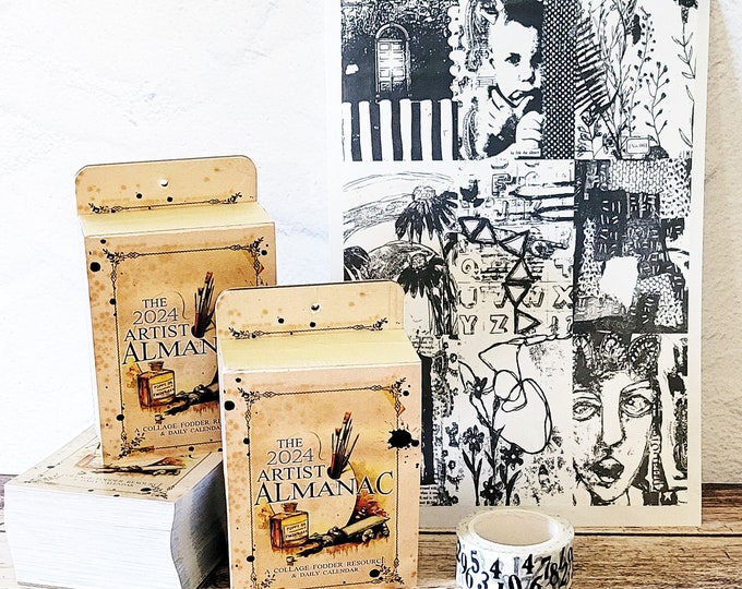 The Artist Almanac - 2024 Calendar +365 Days Collage PLUS NEW Combos ...
