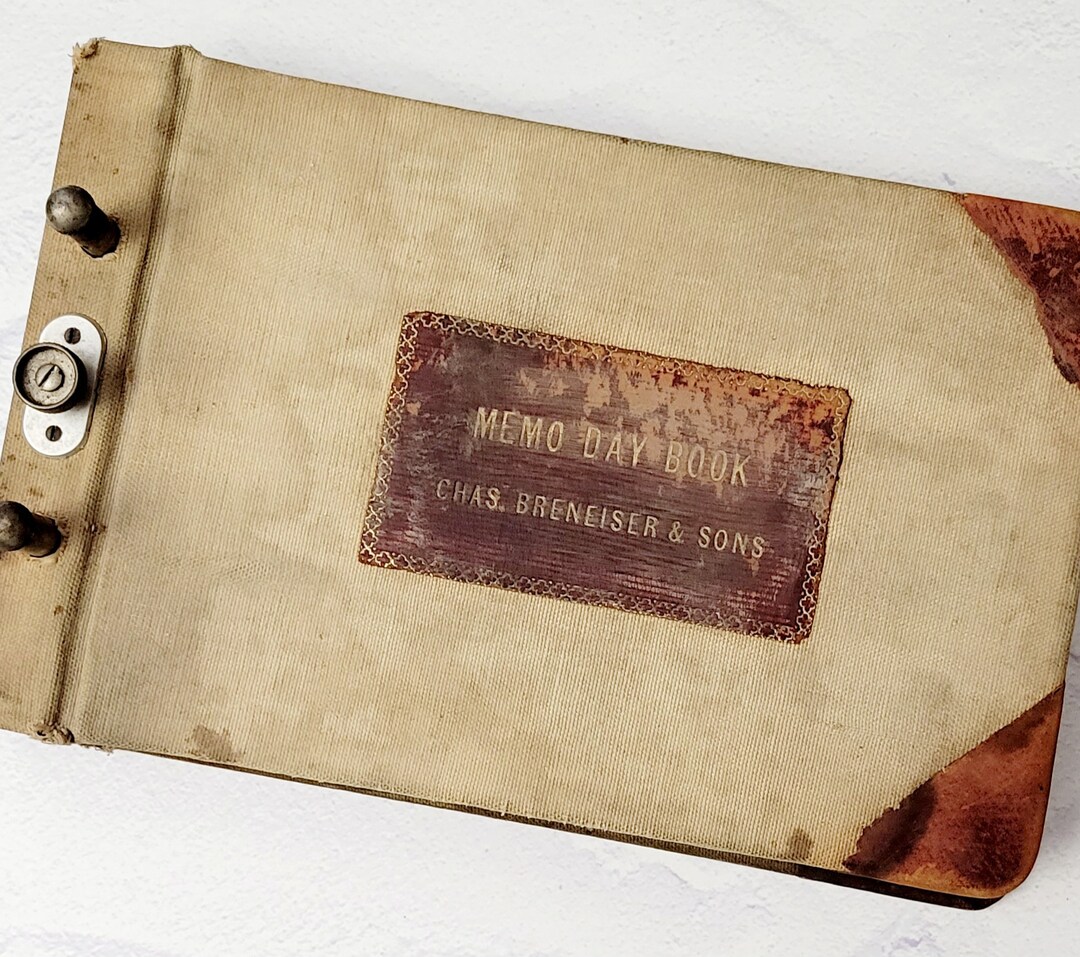 Memo Day Book Chas Breneiser & Sons 1920s - Etsy