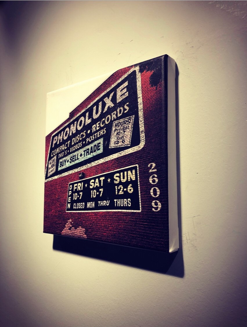 Phonoluxe | Nashville Record Store | Mural | Metal | Canvas Print ...