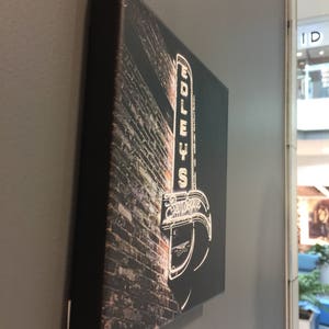 Edley's Barbecue | Nashville Neon Signs | Metal | Canvas Print | Ready ...