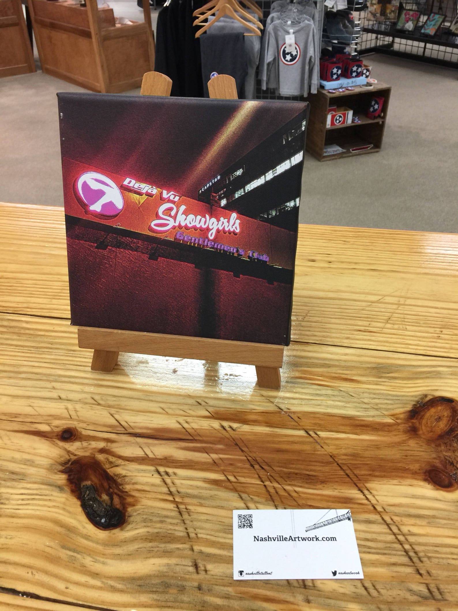 Deja Vu Showgirls Historic Nashville Metal Canvas Print Ready to Hang ...