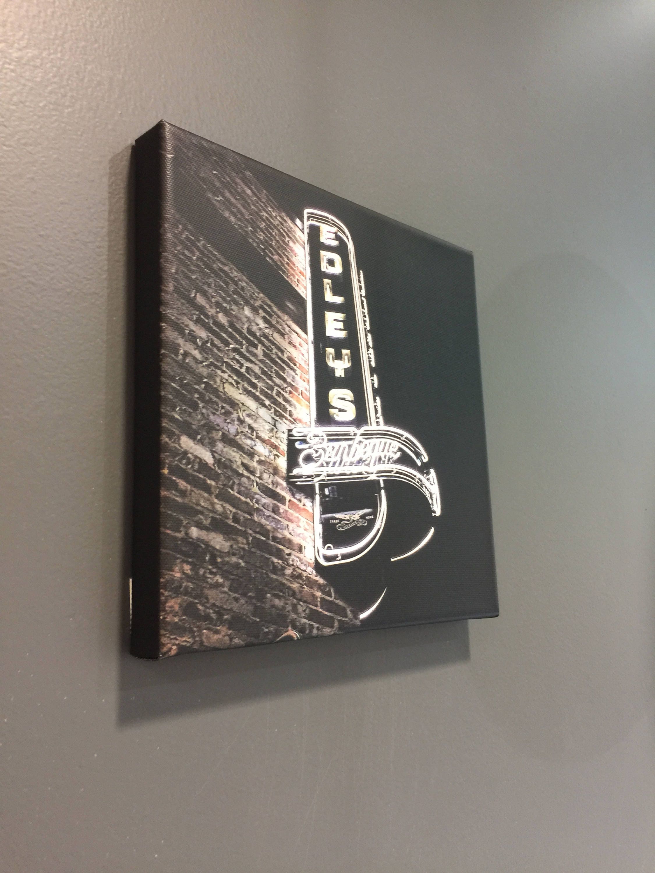 Edley's Barbecue | Nashville Neon Signs | Metal | Canvas Print | Ready ...