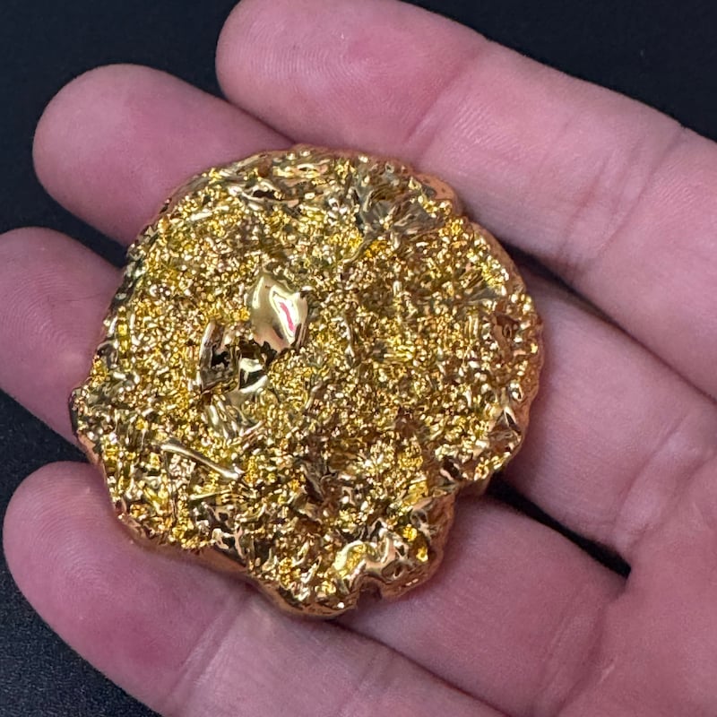 Huge Gold Metal Brooch - Etsy UK