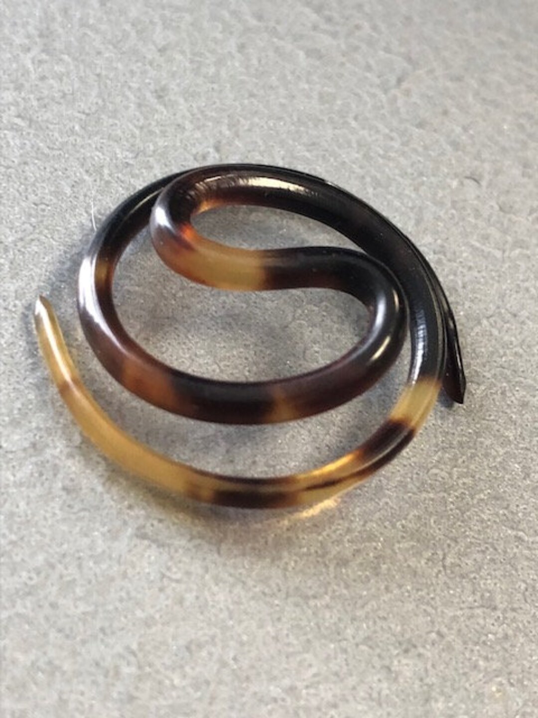 Antique 2.5cm Hair Screws Faux Tortoiseshell French Art Deco Plastic ...