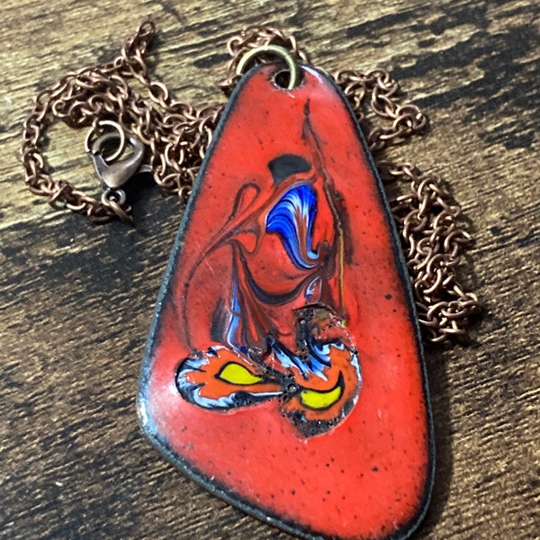 Enamel on Copper - Etsy UK