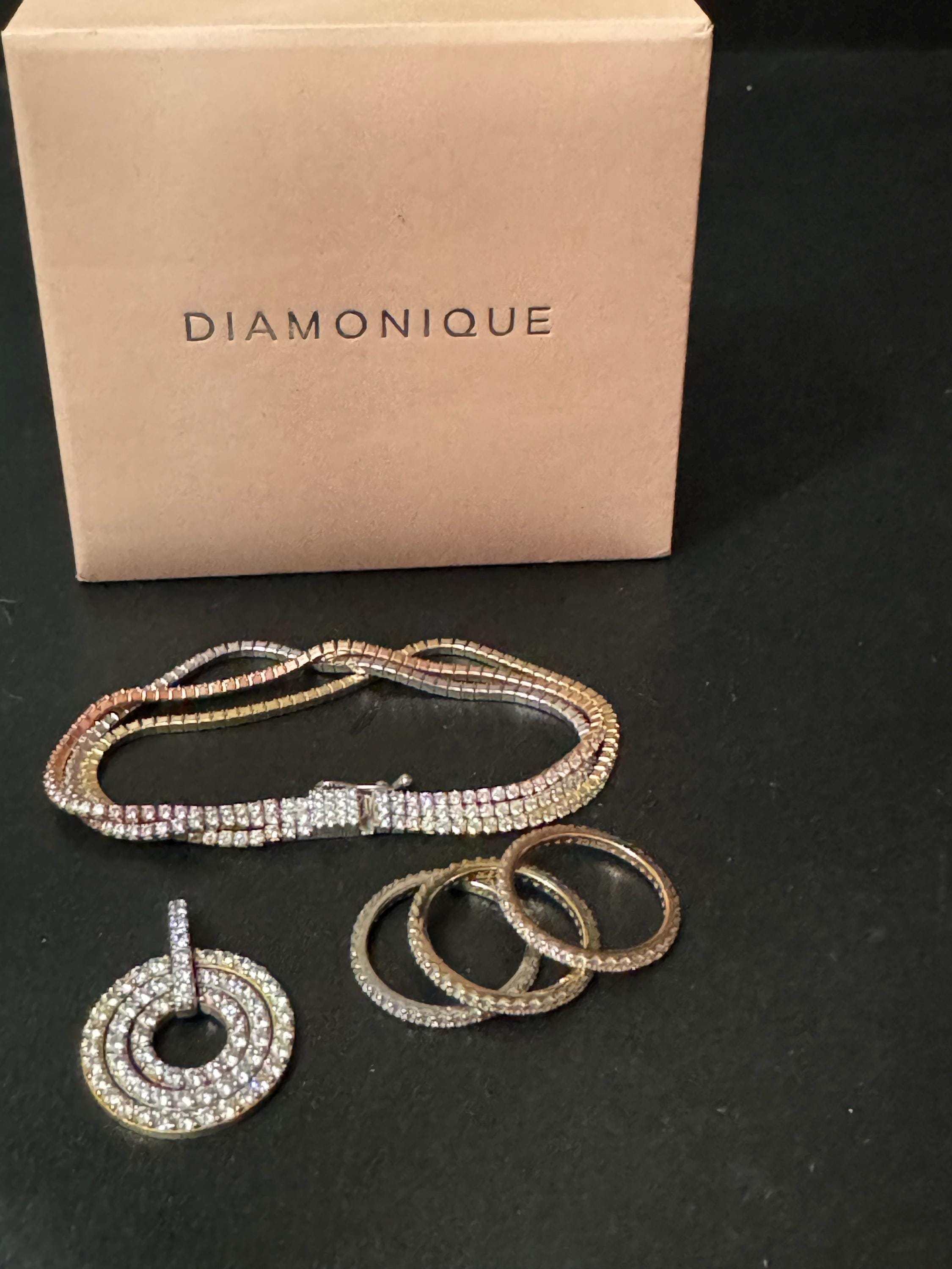 Diamonique bracelets store