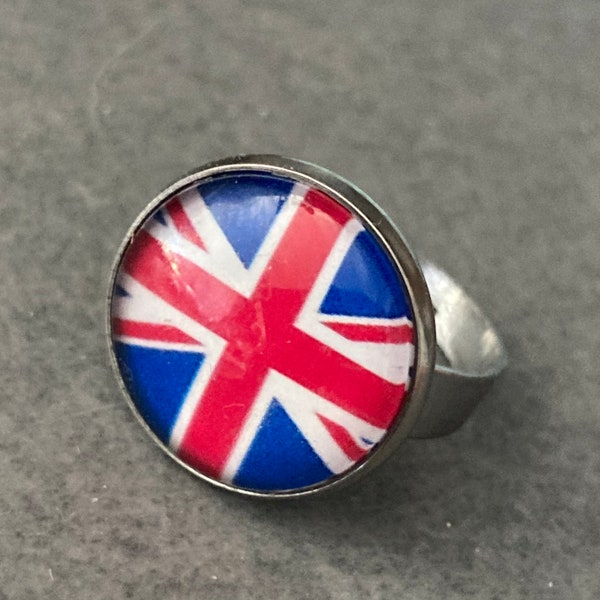 Union Jack Ring - Etsy