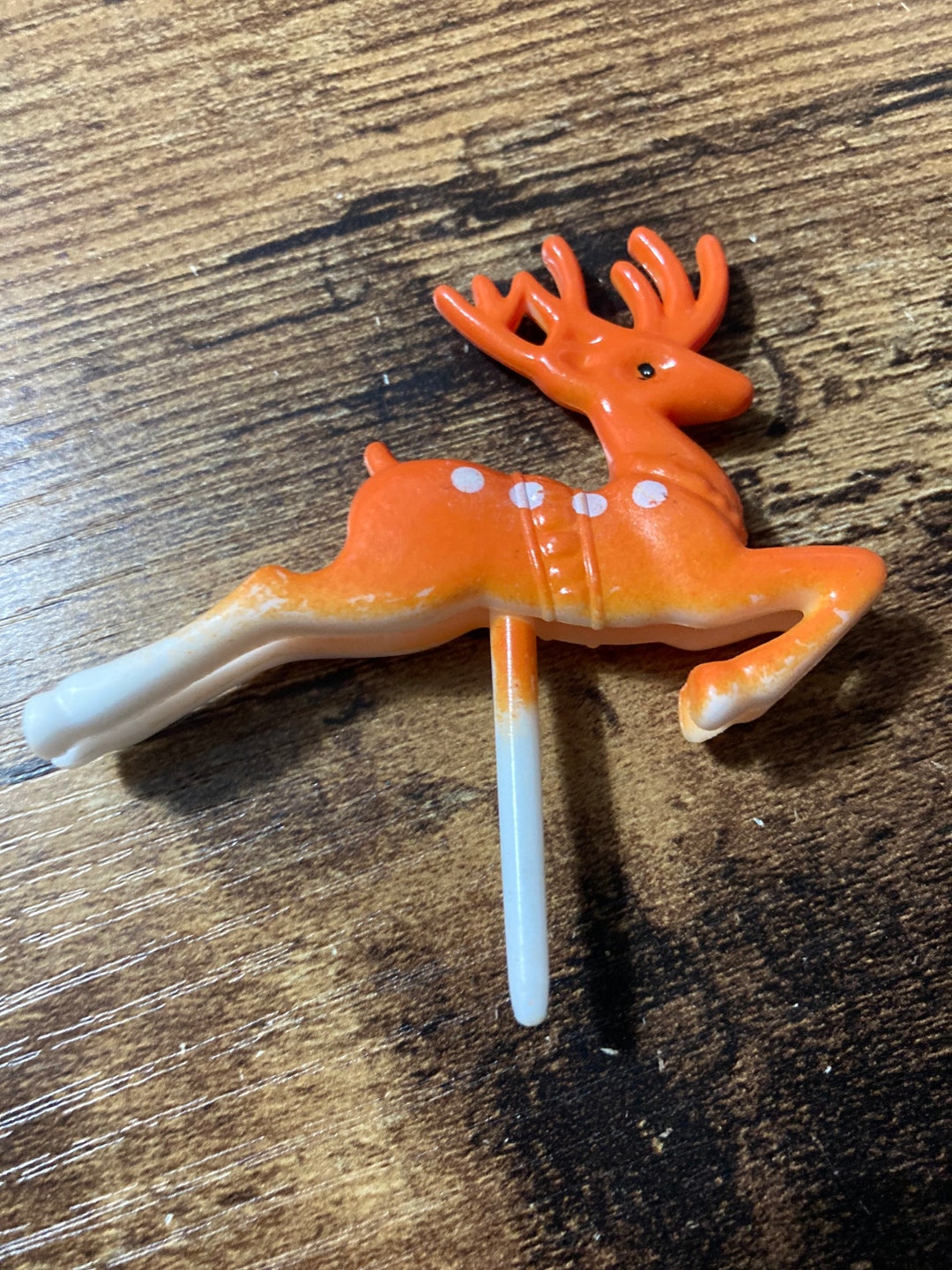 Brown Reindeer Cake Topper Deer Stag Animal Miniature Decoration - Etsy