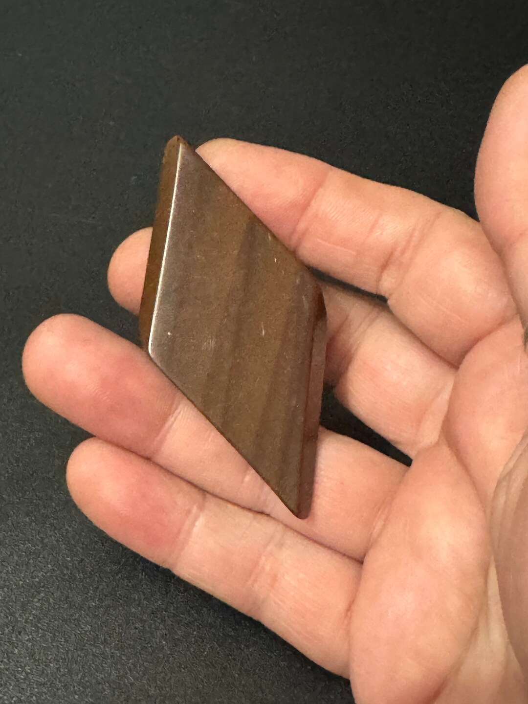 Vintage Galalith BROWN Early Plastic Geometric Brooch - Etsy