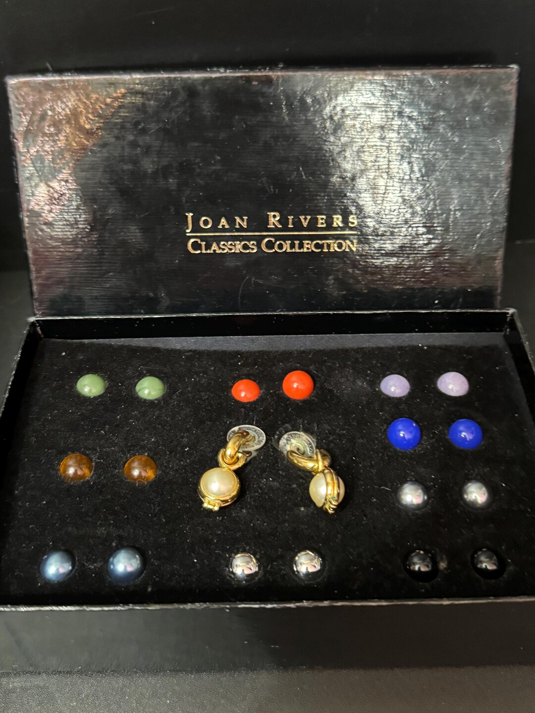Signed Joan Rivers Collection of 10 Interchangeable Round Coloured ...