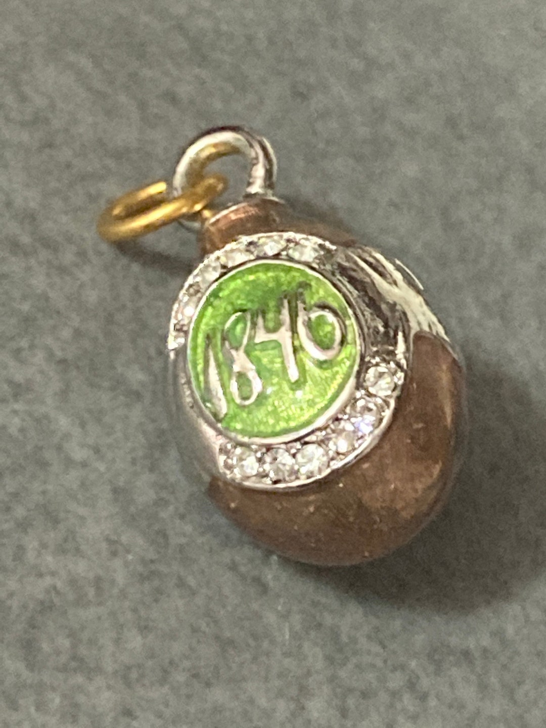 Joan Rivers Gold Plated Faberge Egg Inspired Enamelled Charm Pendant - Etsy