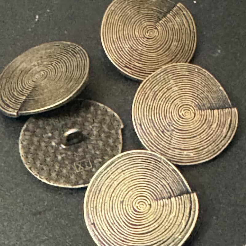 Gold Buttons Swirl - Etsy UK