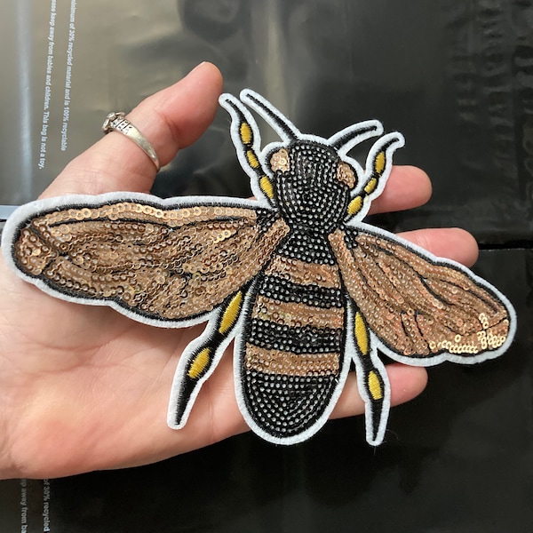 Large Bee Patch - Etsy